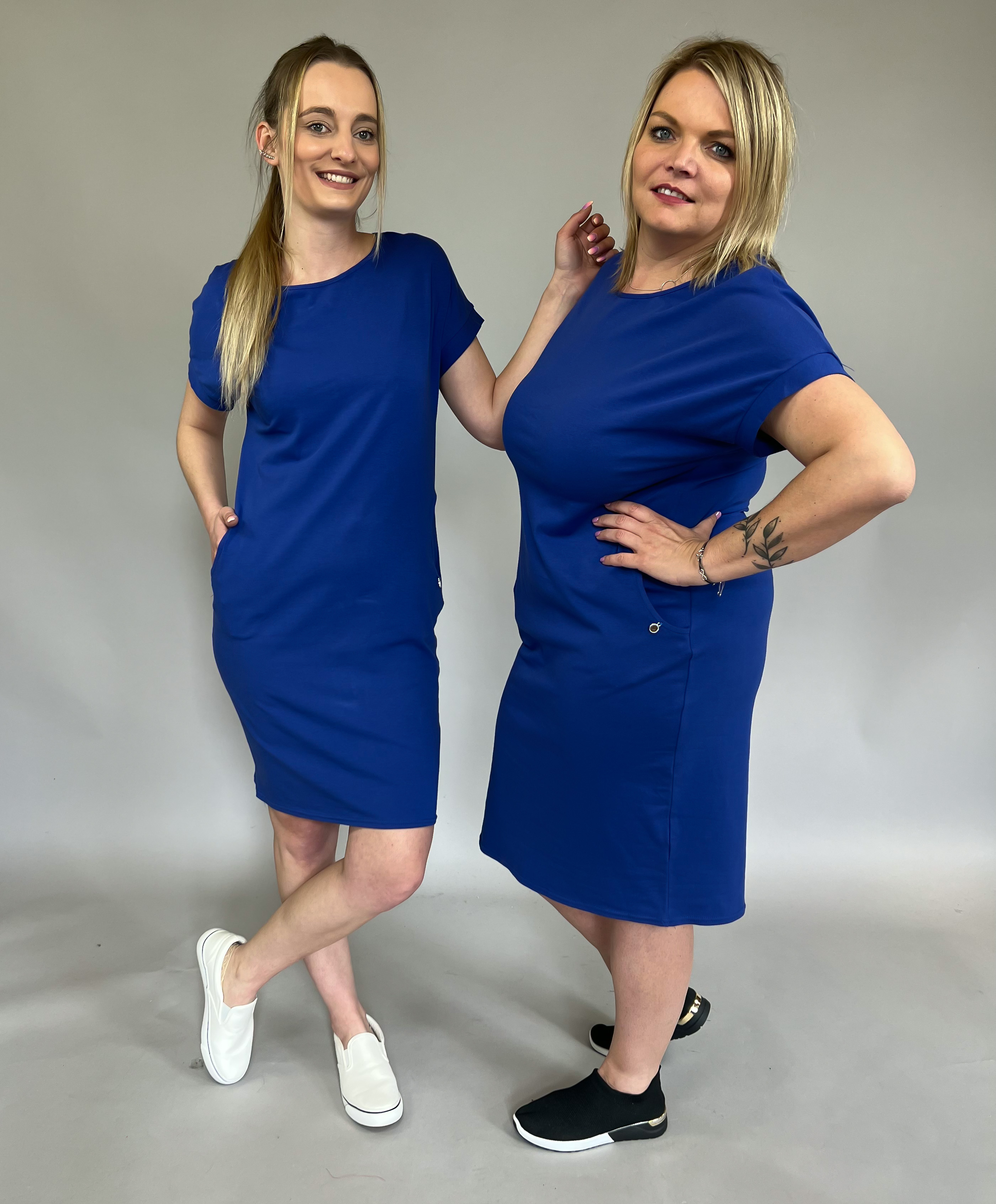 Šaty COCO/KRALOVSKÁ MODRÁ - MODA Zuzana