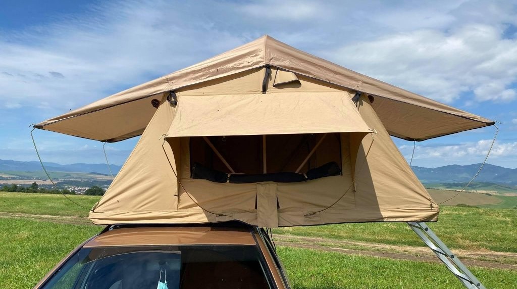 Strešný stan na auto - Autostan 2,4 x 1,4 x 1,3 m - Mojadielna.sk