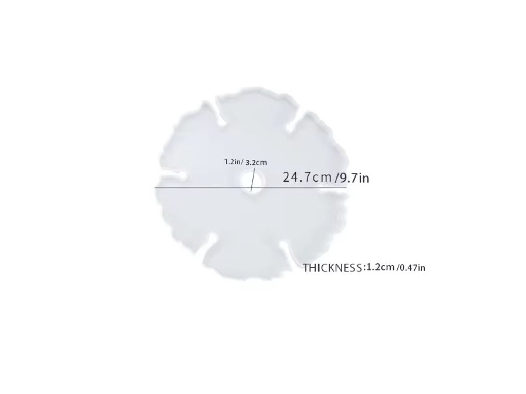 Silikónová forma hranol skosený 10x10mm - mojefarby.sk