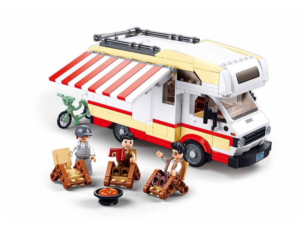 Sluban Model Bricks M38-B1193 Obytný vůz TS-3 v měřítku 1:35 - Mom & Kids