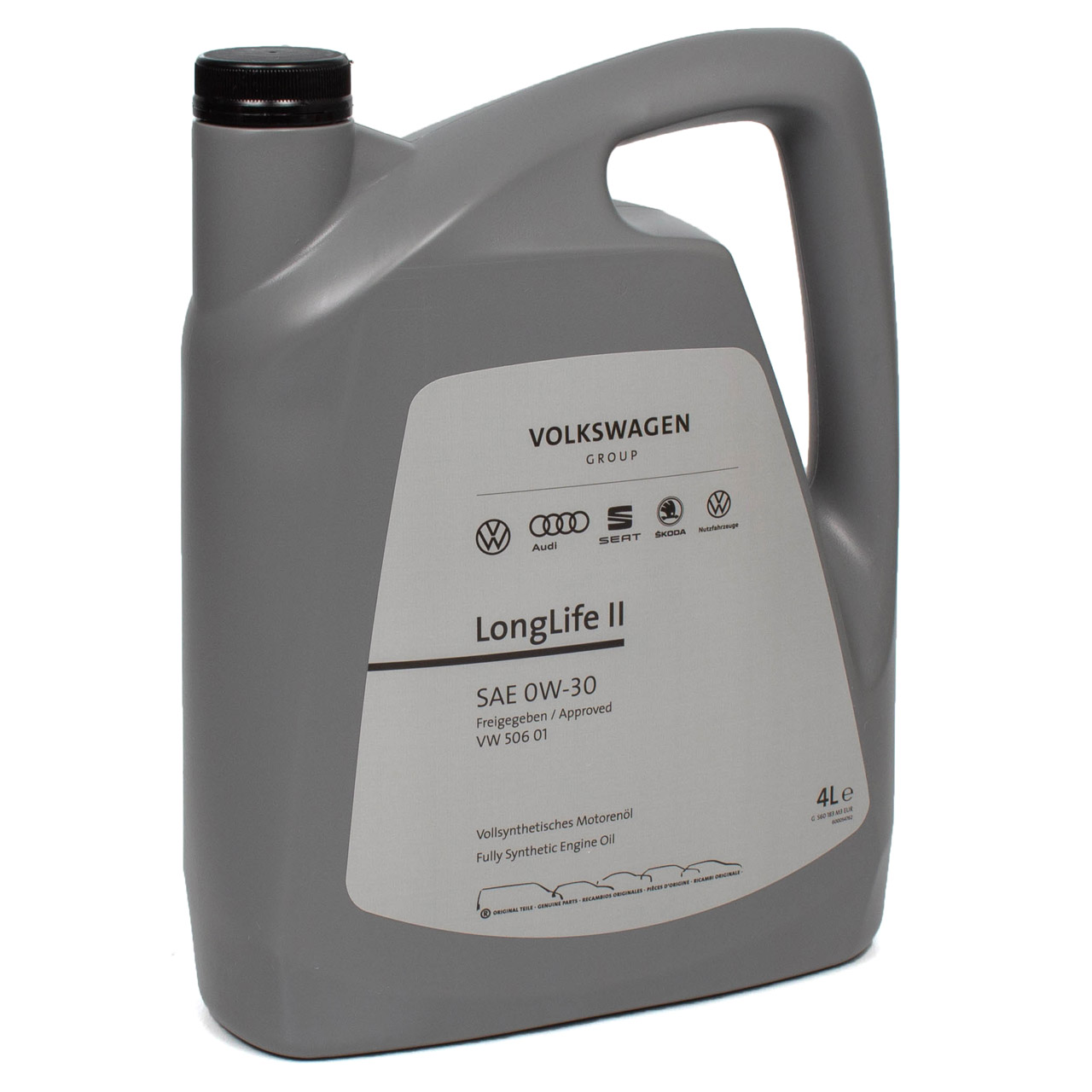 Original VW 0W-30 506.01 GS60183 4L - motorove-oleje.eu