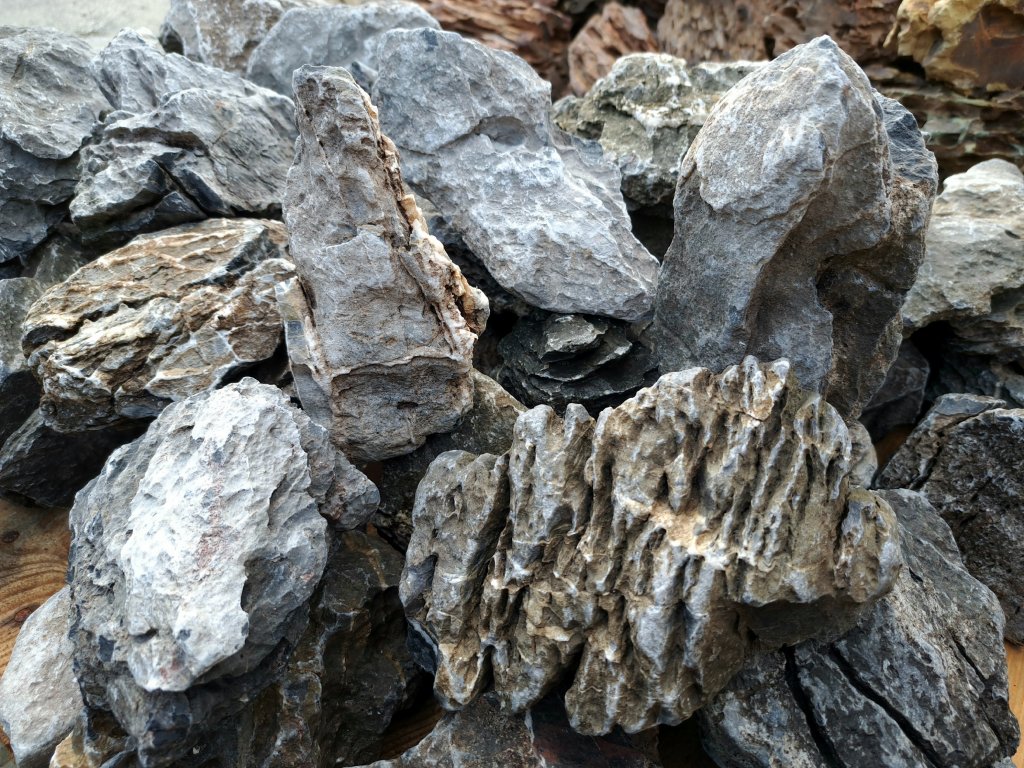 Seiryu stone (BLACK QUARTZ ROCK) - MScichlid