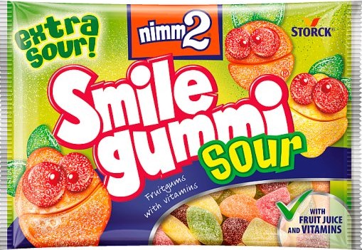 Storck Nimm2 Smile Gummis EXTRA sauer 100 g ⇒ €1,11 – ️ Storck Merci ...