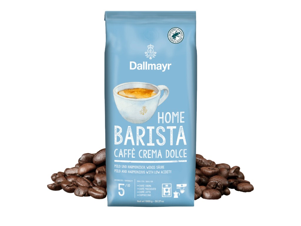 Dallmayr Home Barista Caffé Crema Dolce Kaffeebohnen 1 kg - myCaferia.at