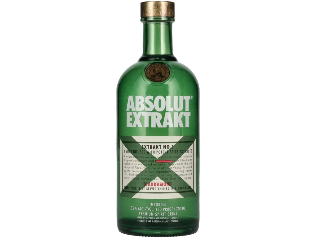 Absolut Extrakt No. 1 Cardamom Premium Spirit Drink 0,7L, 35% - Mydrinks.cz