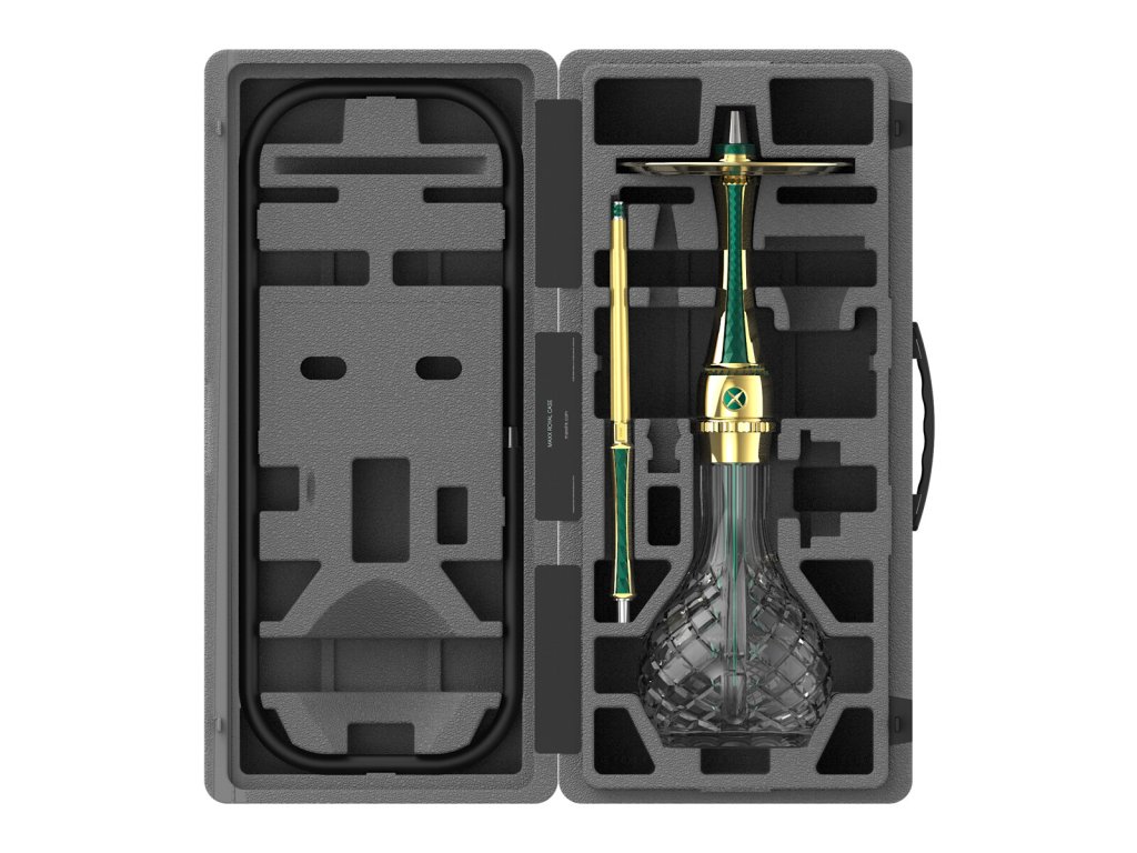 Maxx Royal Emerald Gold Screw - vodní dýmka - Myhookah.cz
