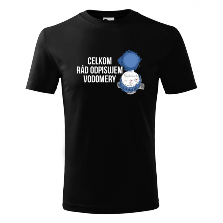 Tričko Dano Drevo čierne - vodomery - Mystery e-shop