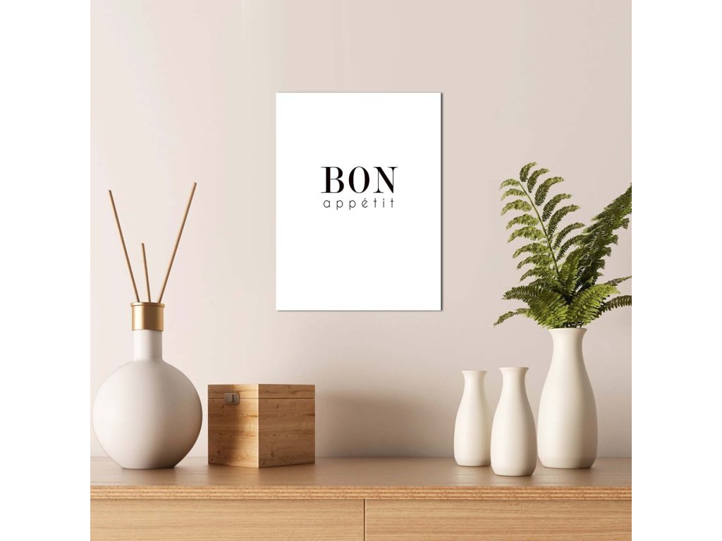 Obraz na MDF BON APPETIT 30 x 40 cm - Nábytkomanie