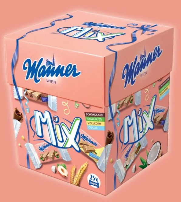 Manner Party Mix Minis 375g ⇒ 9,19 € - ️ Keksi i slastice | Najkava.com