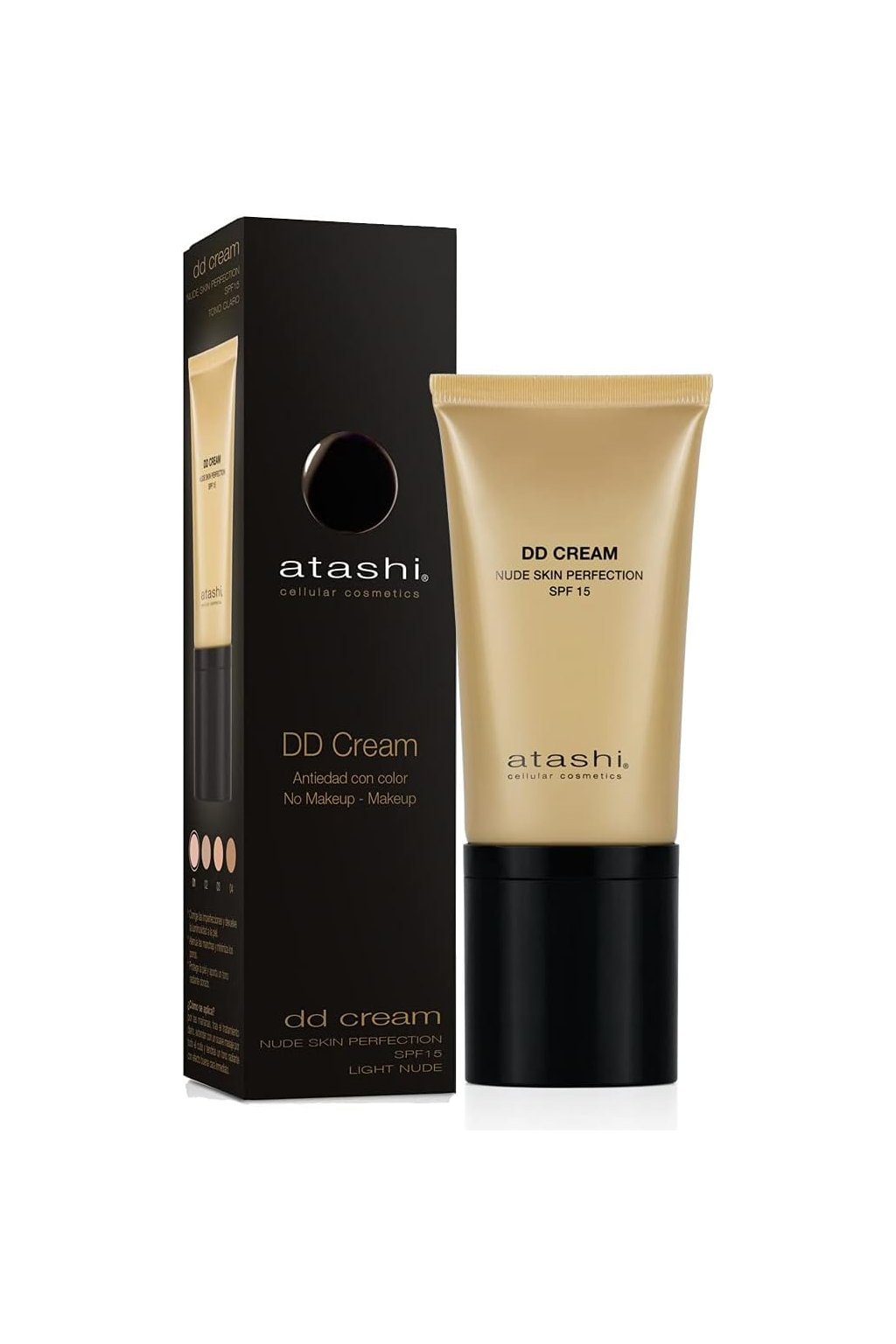 Atashi DDkrém tónovaný hydratačný krém proti vráskam 01 Tono Claro 50ml ...