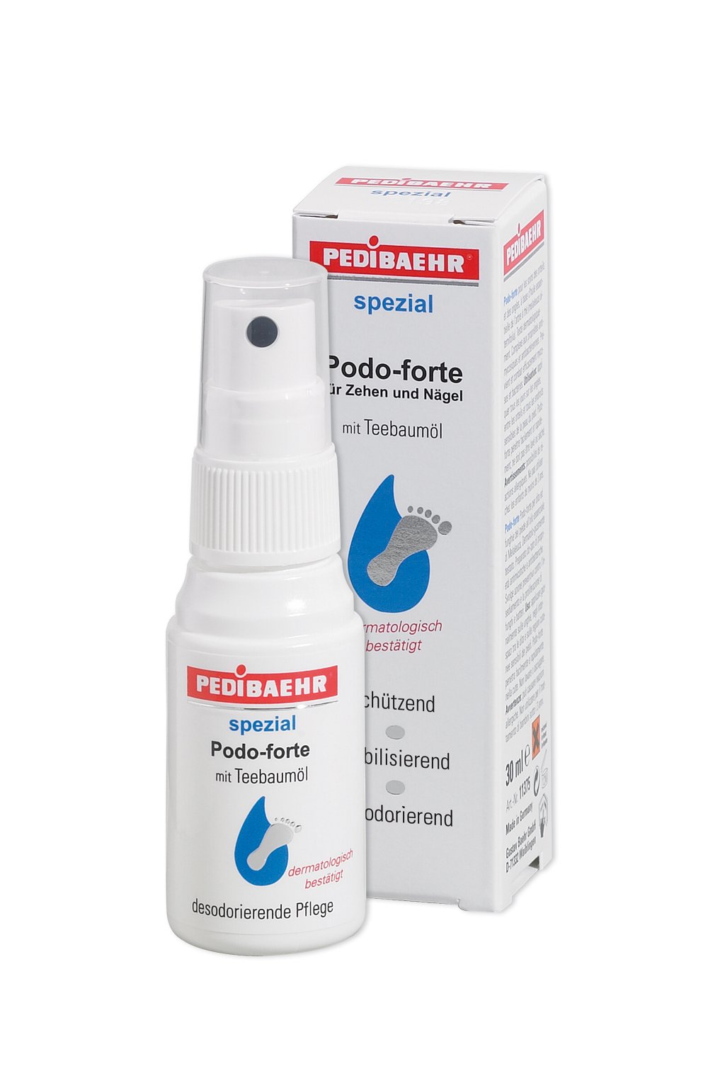 Pedibaehr Podo-forte Spray na prsty a nehty 30ml - NAKUPZDRAVE.CZ