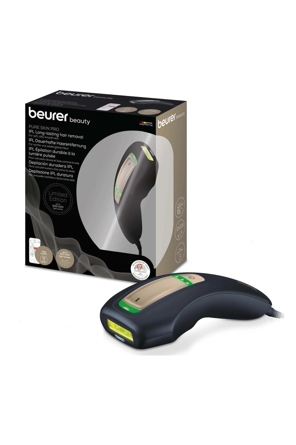 Beurer IPL 5800 Pure Skin Pro zariadenie na trvalú depiláciu - NAKUPZDRAVE.CZ