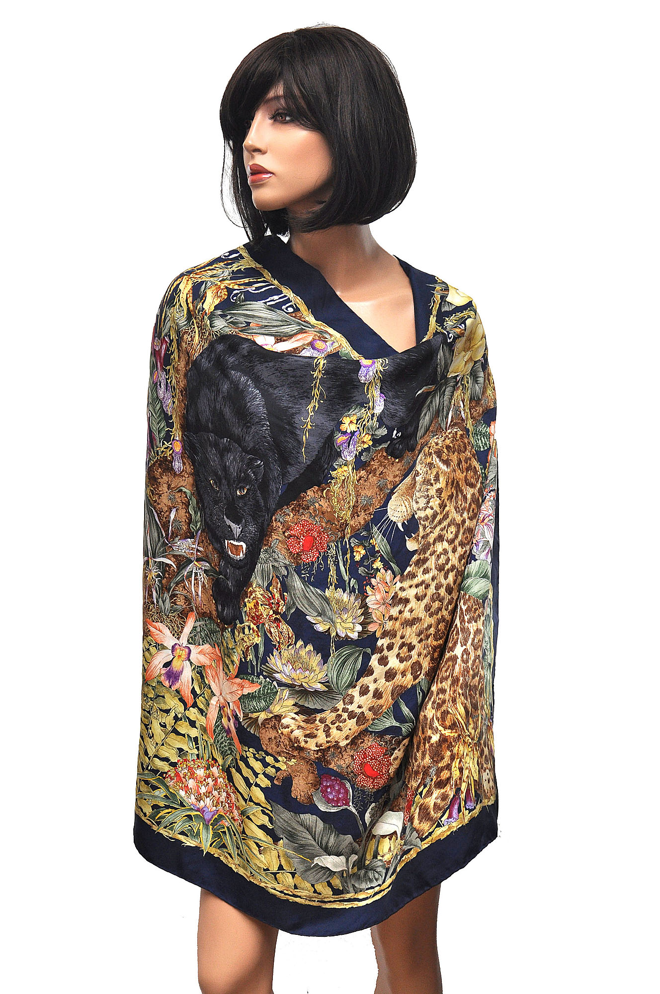 GUCCI fantastický vintage hedvábný šátek - Nana Vogue