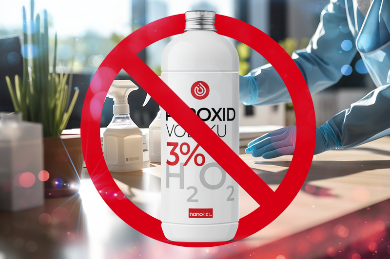 Na co nepoužívat peroxid vodíku? - Nanolab.cz