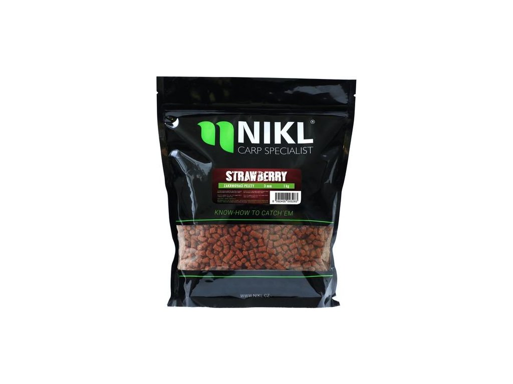 Nikl Pelety Strawberry 1kg - NaRybolov.cz
