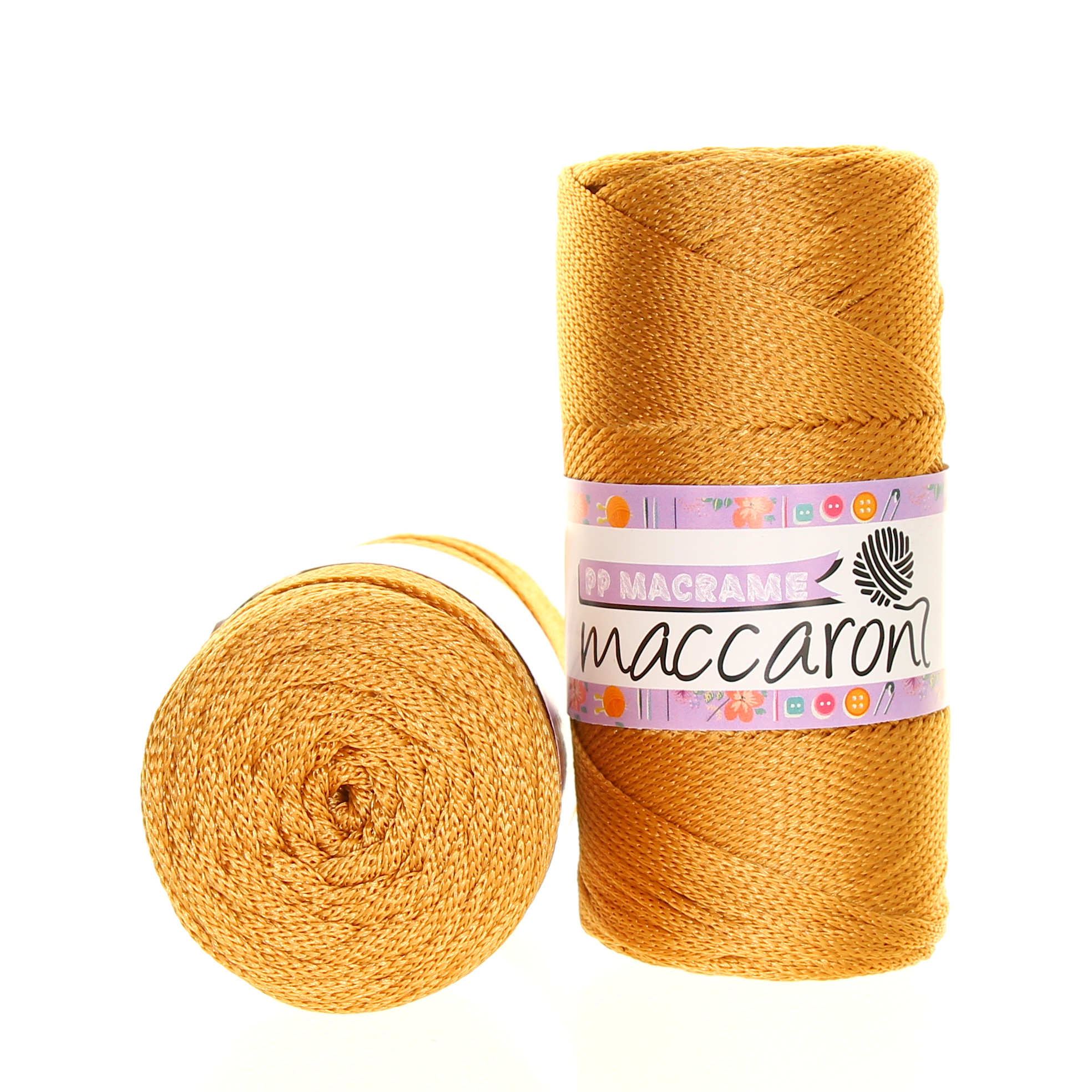 PP Macrame 2 mm bronzová 05 z kategorie Maccaroni PP Macrame 2mm ...