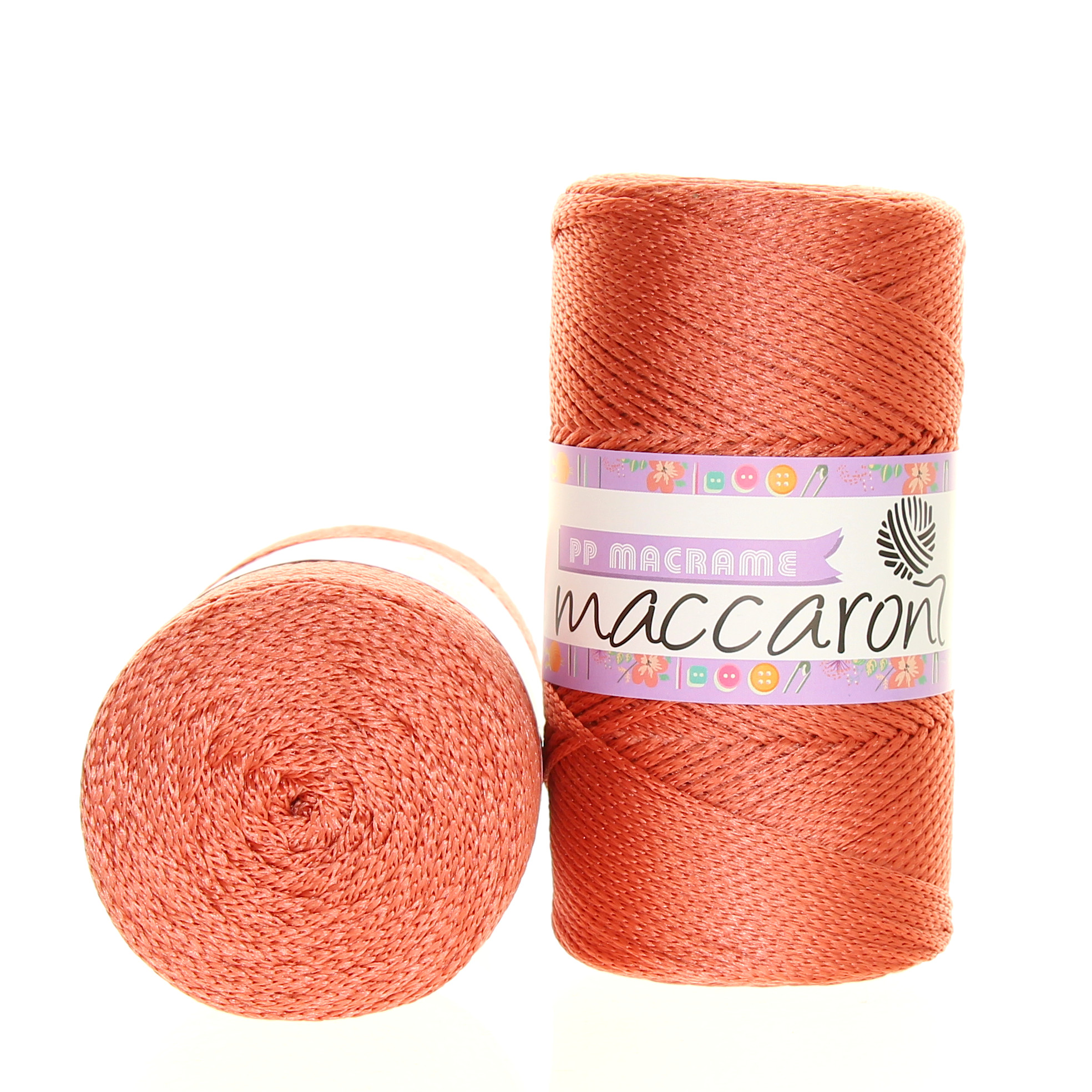 PP Macrame 2 mm měděná 12 skladem | Tvořte bez čekání s Naše Galanterie ...