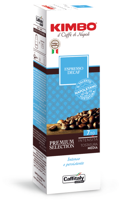 Kimbo Caffe Espresso Bezkofeinové Deca kapsle do Tchibo a Caffitaly ...