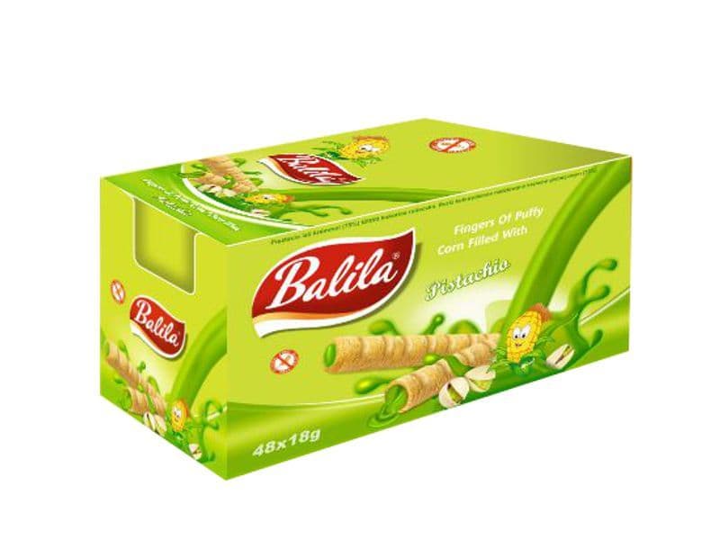 BALILA PISTÁCIE kukuřičné trubičky bez lepku 864g ⇒ 235 Kč - ️ Sušenky ...