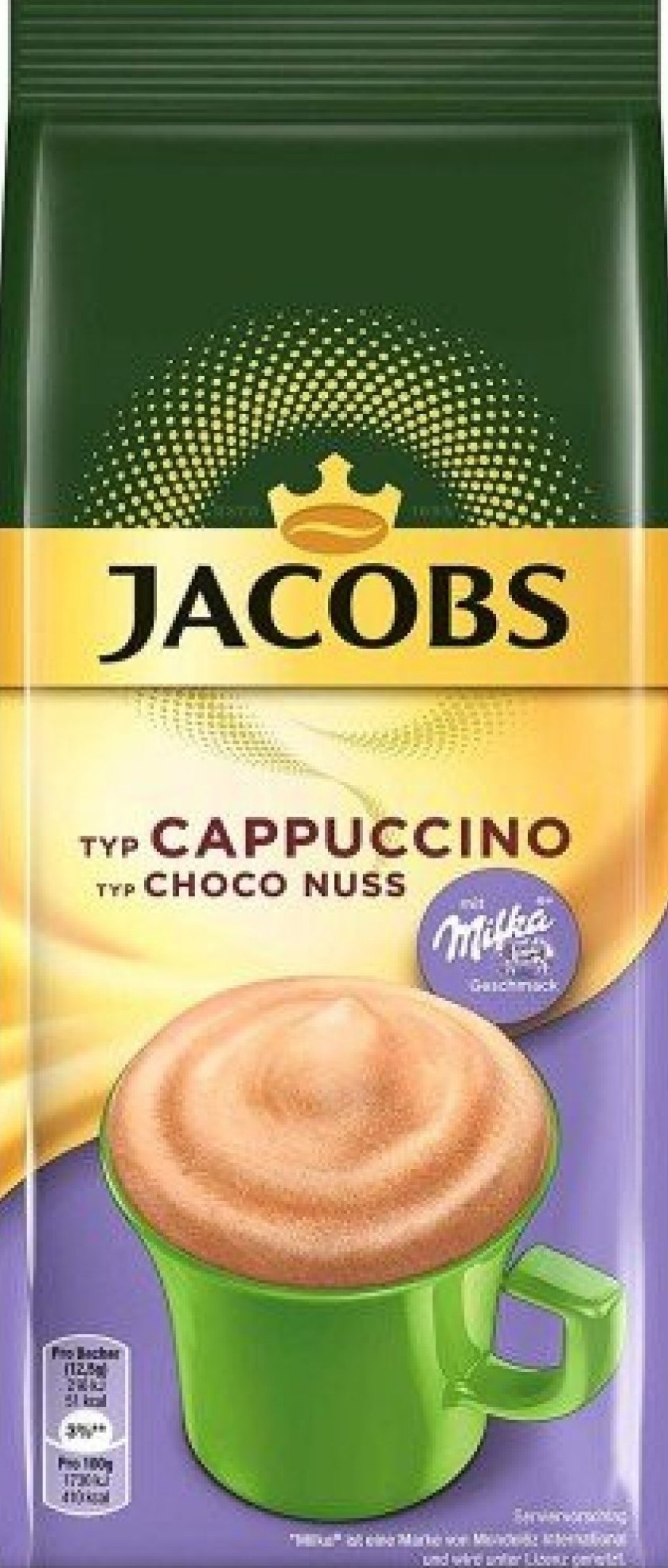 Jacobs Milka Cappuccino Choco Nuss 500 g ⇒ 159 Kč - ️ Jacobs Douwe ...