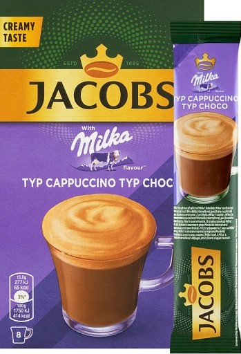 Jacobs Cappuccino Milka Choco 8 x 15,8 g ⇒ 79 Kč - ️ Jacobs Douwe ...
