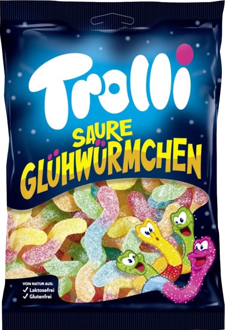 Trolli Kyselí červíci 200 g ⇒ 34 Kč - ️ Trolli želé a bonbóny | Nejkafe.cz