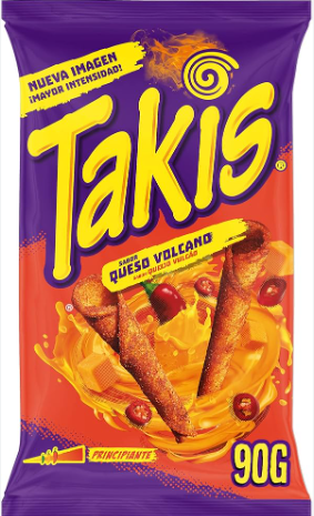 Takis Queso Volcano Tortila Chips 90 g ⇒ 62 Kč - ️ Trvanlivé potraviny ...