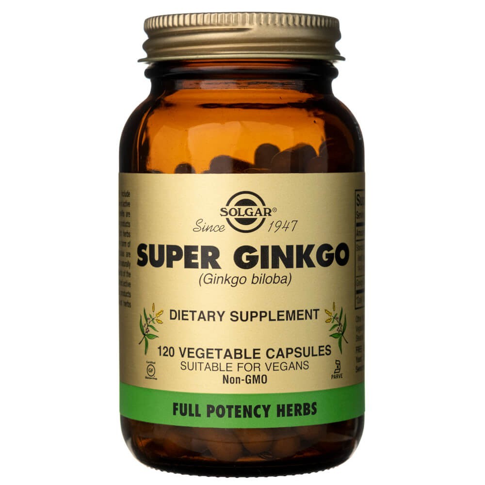 Solgar Super Ginkgo - 120 veg. kapslí - Nejlevnější Výživa