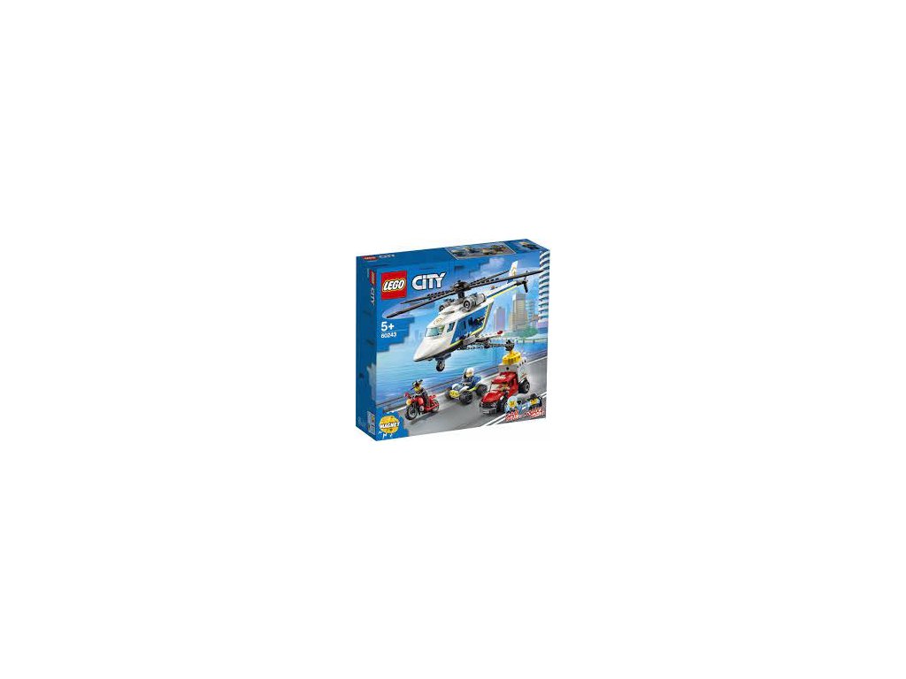 LEGO CITY 60243 Pronásledování s policejní helikoptérou nejlevněji na ...