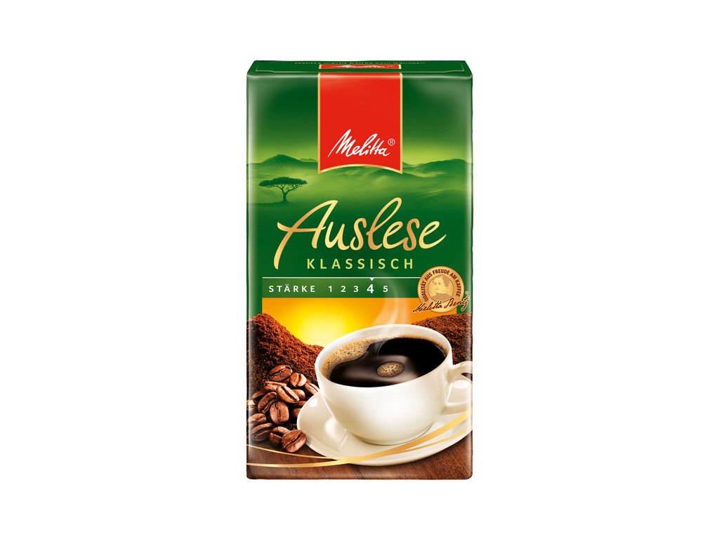 Melitta Auslese Klassisch mletá káva 12x500 g-VÝHODNÉ BALENÍ - originál z Německa | NěmeckýEshop.cz