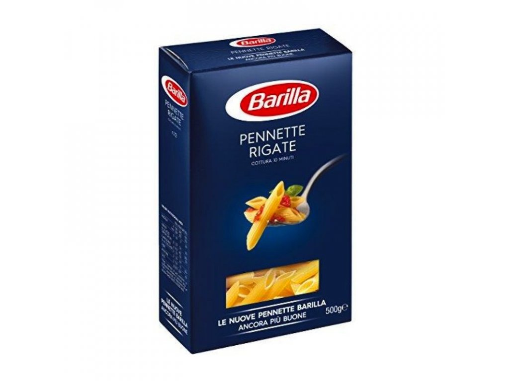 Barilla Penne Rigate Nr. 72, 500 g | NěmeckýEshop.cz