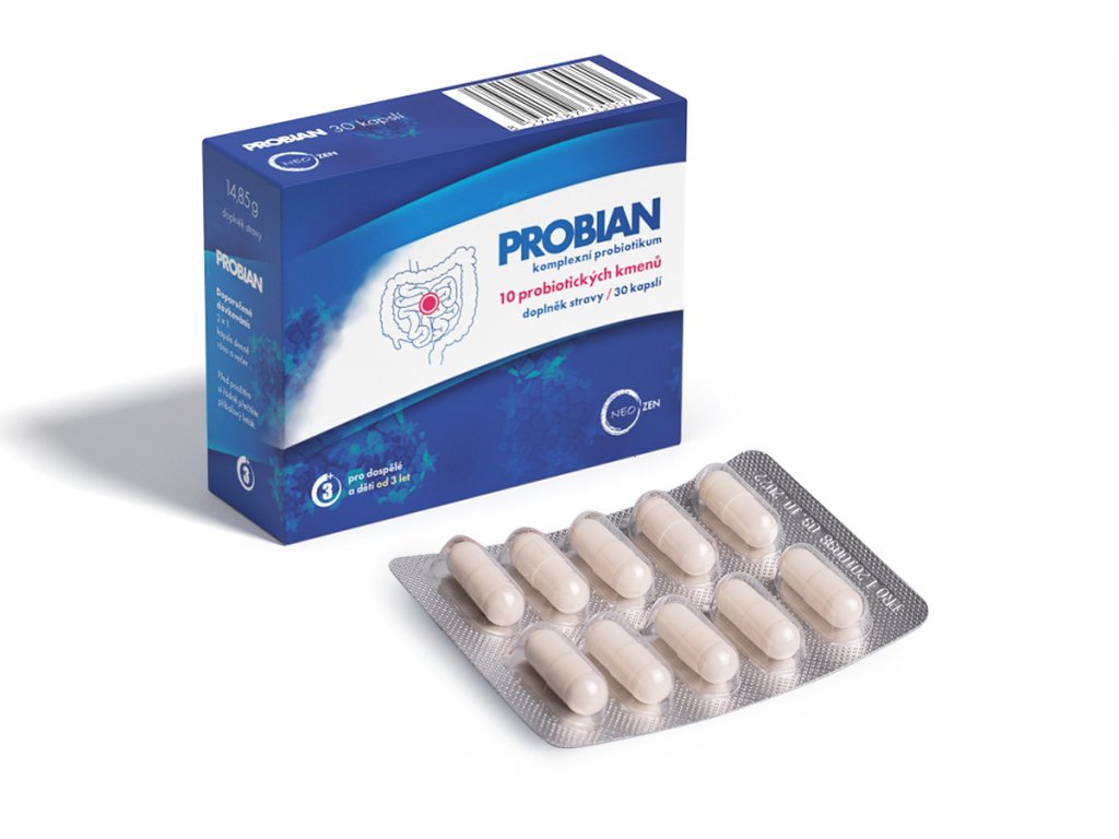 PROBIAN® 30 + 30 tbl. - pro efektivní trávení - Neozen - z lásky k bylinkám