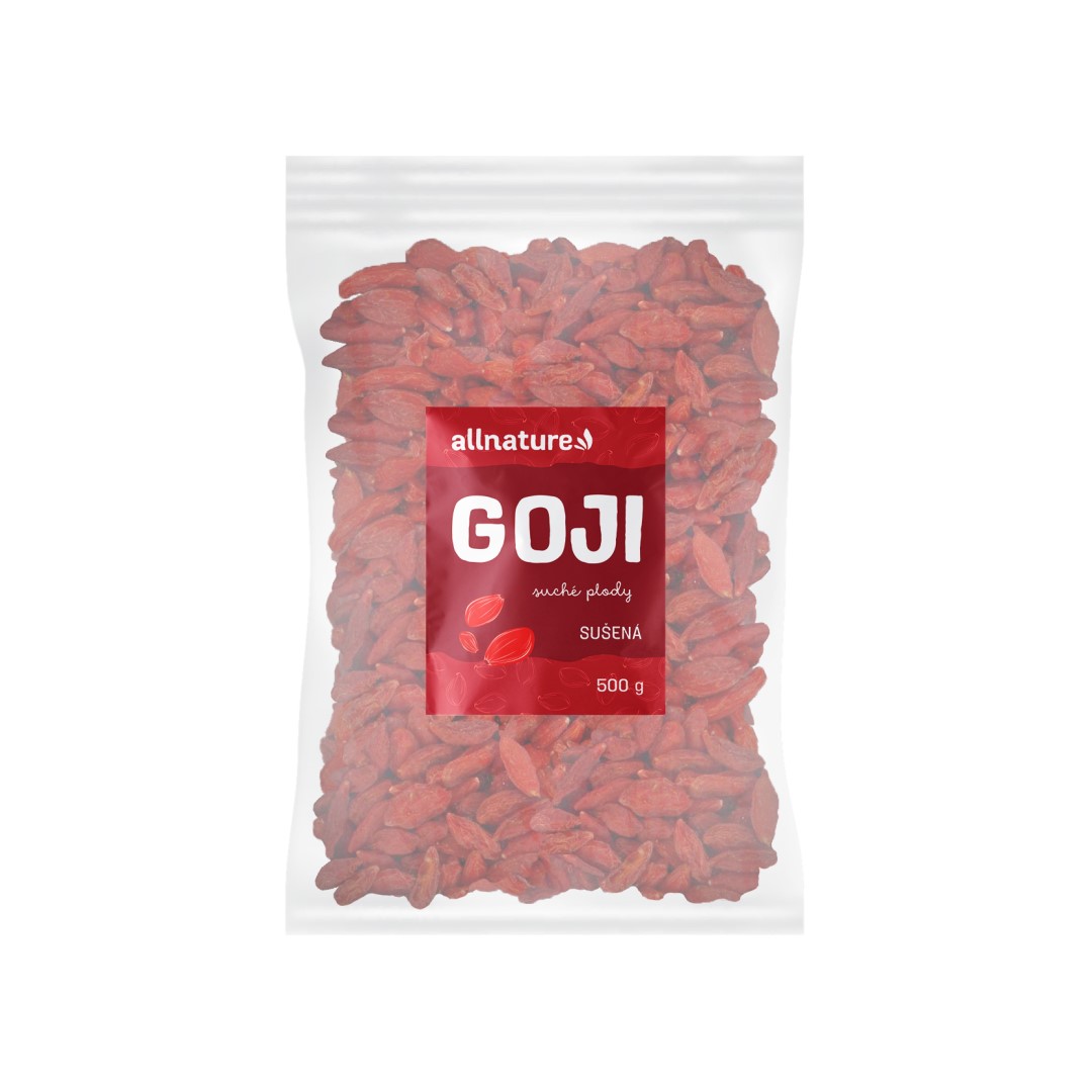 Allnature Goji - Kustovnice čínská sušená 500 g - Nestonej.cz