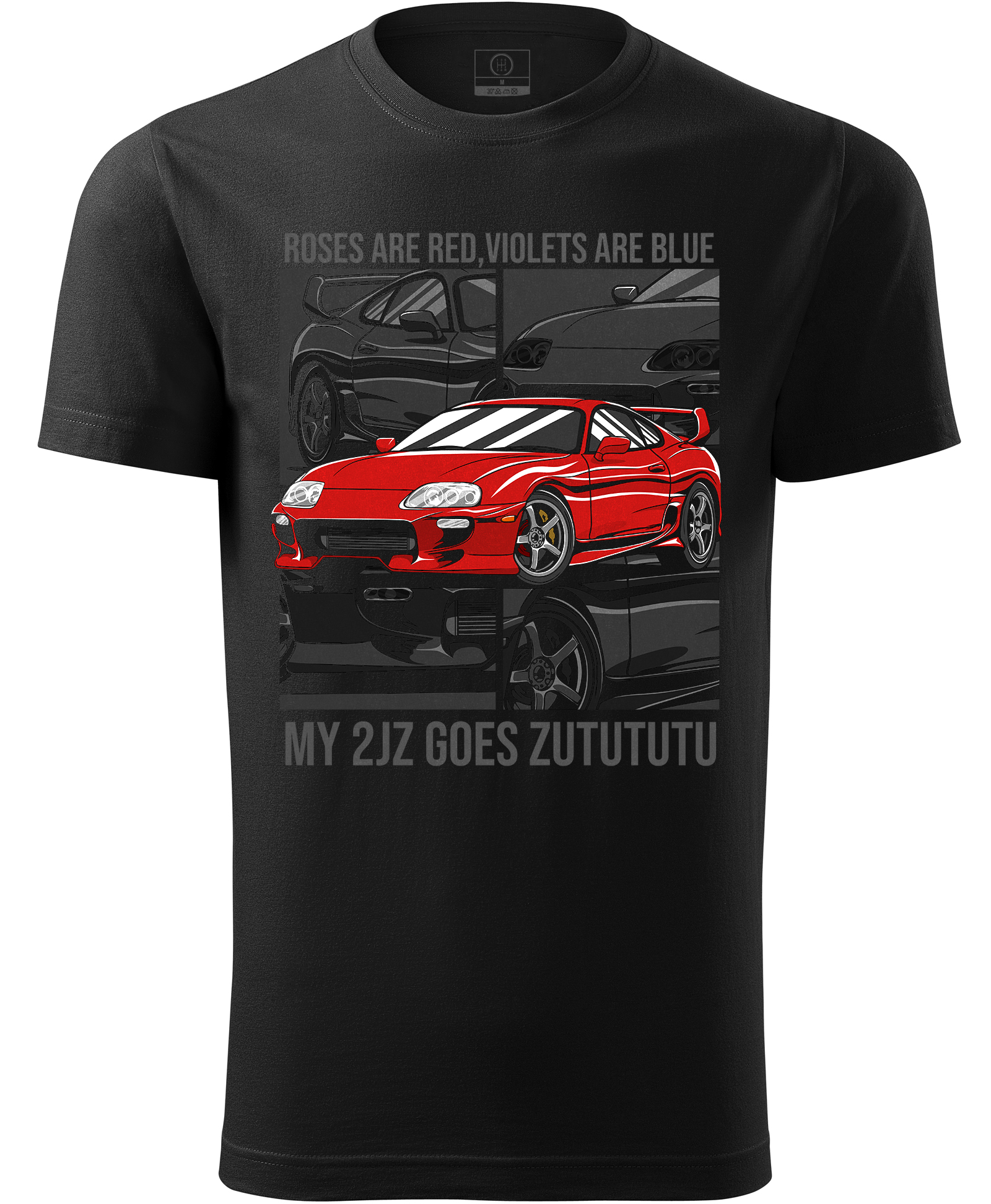 Pánské tričko Toyota Supra Poems - NextGear automotive wear