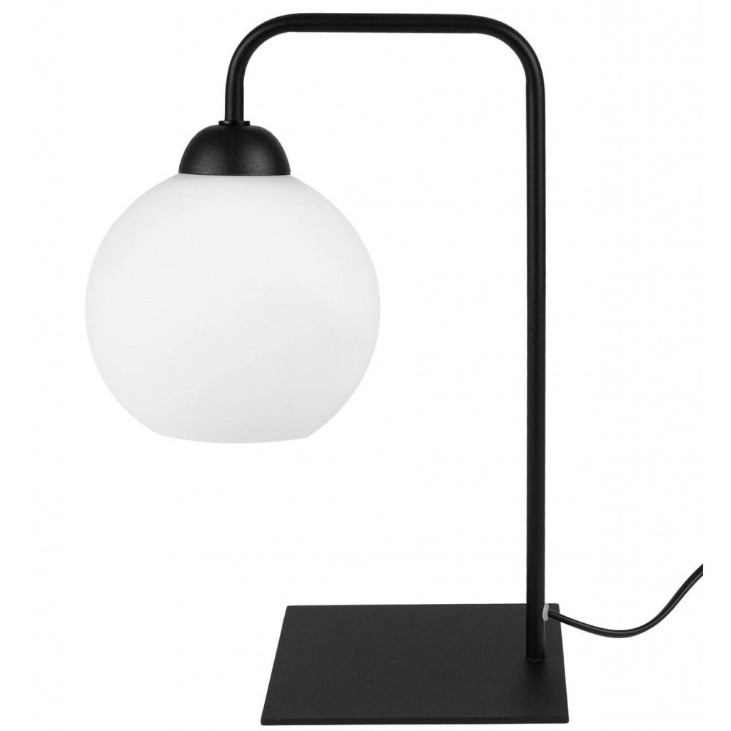 Stolná lampa Eliza, 1x biele sklenené tienidlo len za €37,80 | Vyberte ...