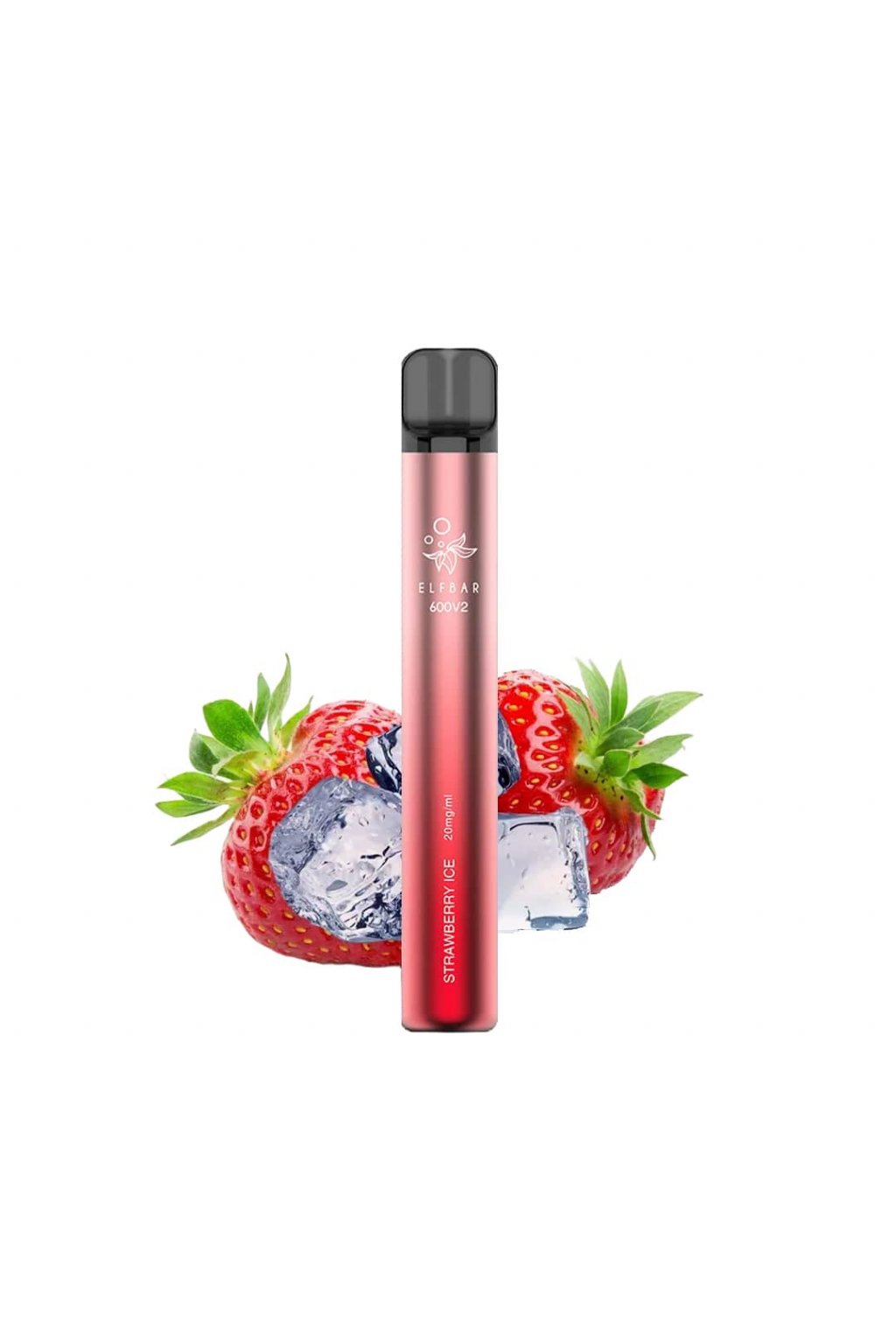 Elf Bar 600 V2 Strawberry Ice Jednorázová E Cigareta