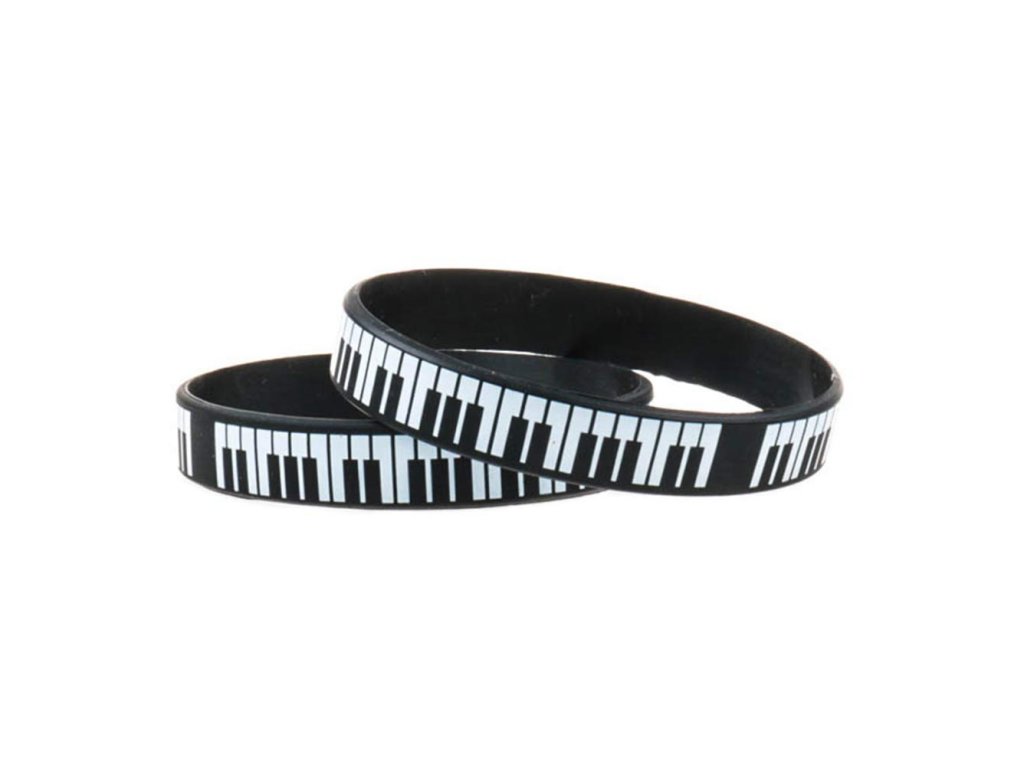 Silikonový náramek na ruku - klaviatura - Klaviatura