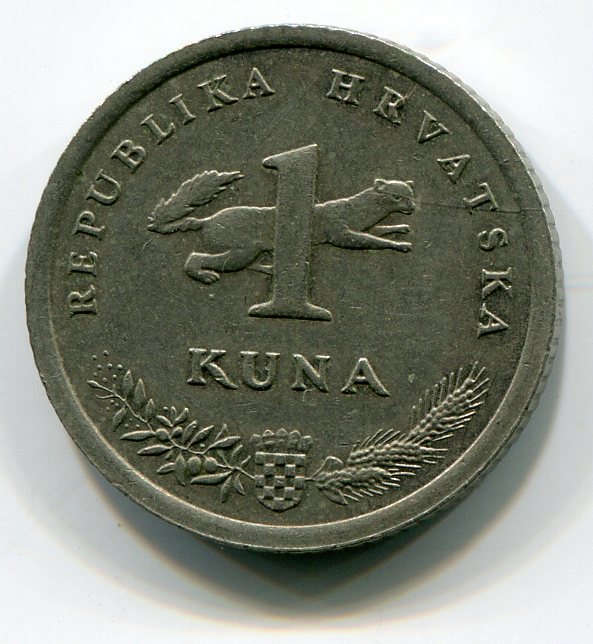 CHORVATSKO. 1 kuna 1997. - Numismatika Ostrava