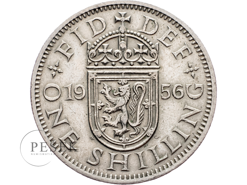 One Shilling 1956 • Numismatika Pešek