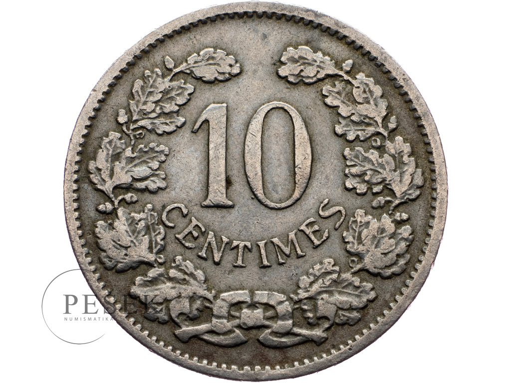10 Centimes 1901 • Numismatika Pešek