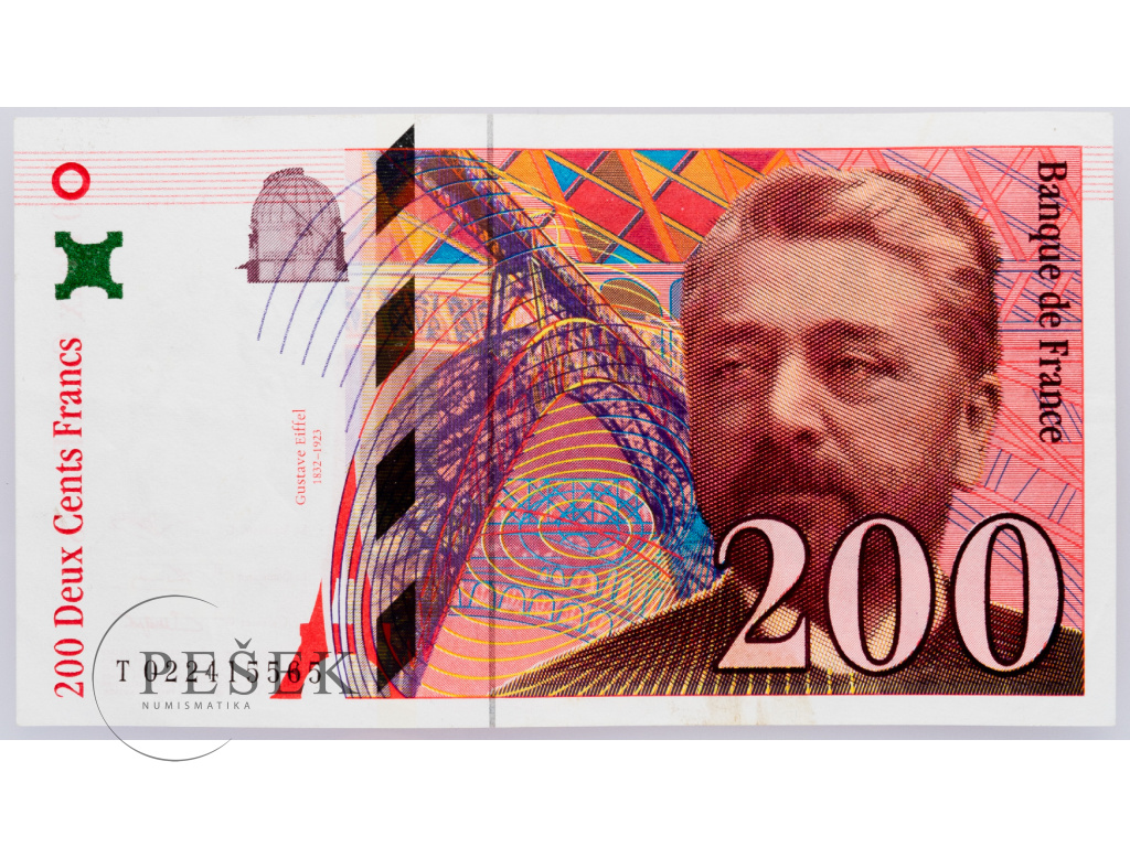 200 Francs 1996 • Numismatika Pešek
