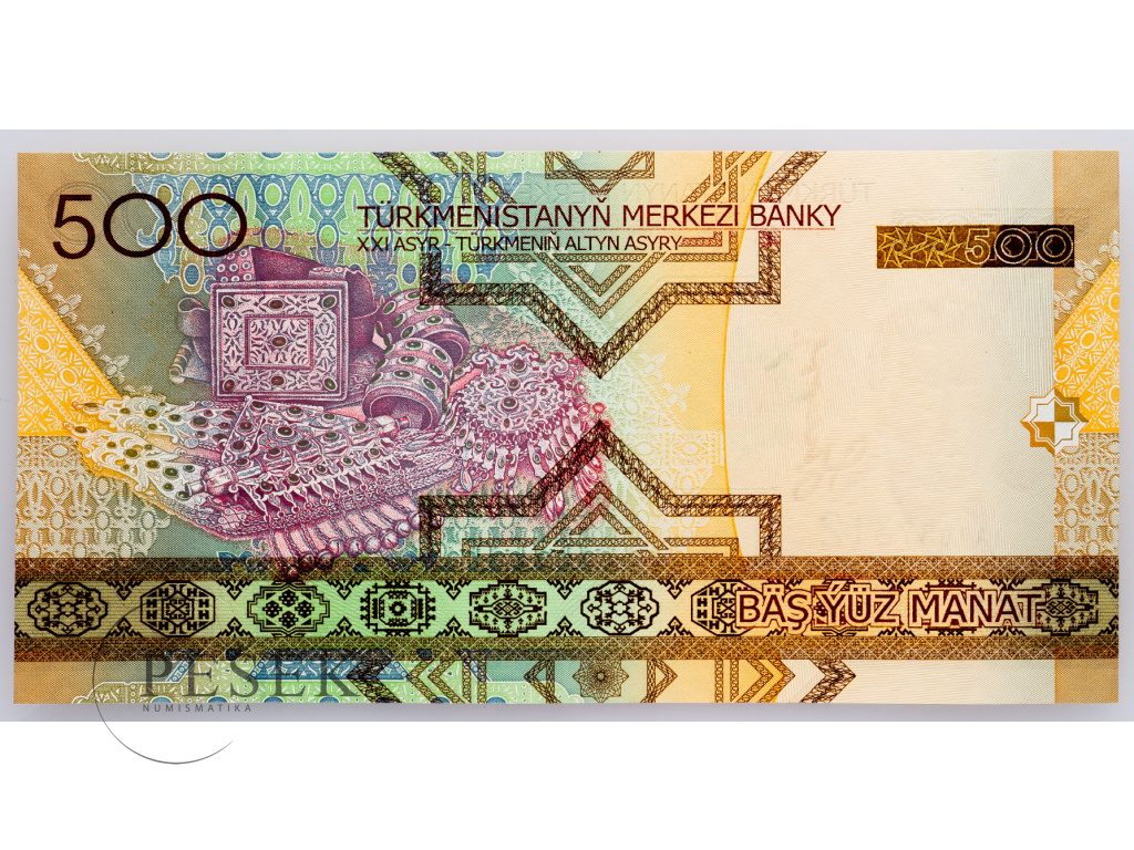 500 Manat 2005 • Numismatika Pešek
