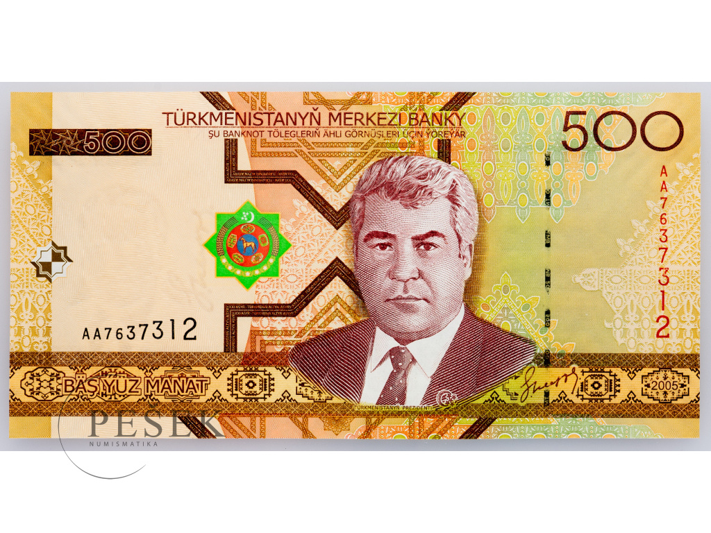 500 Manat 2005 • Numismatika Pešek