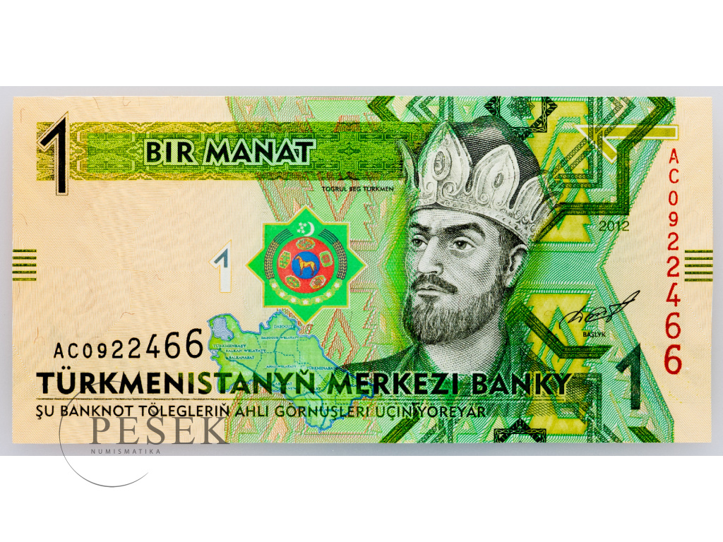 1 Manat 2012 • Numismatika Pešek