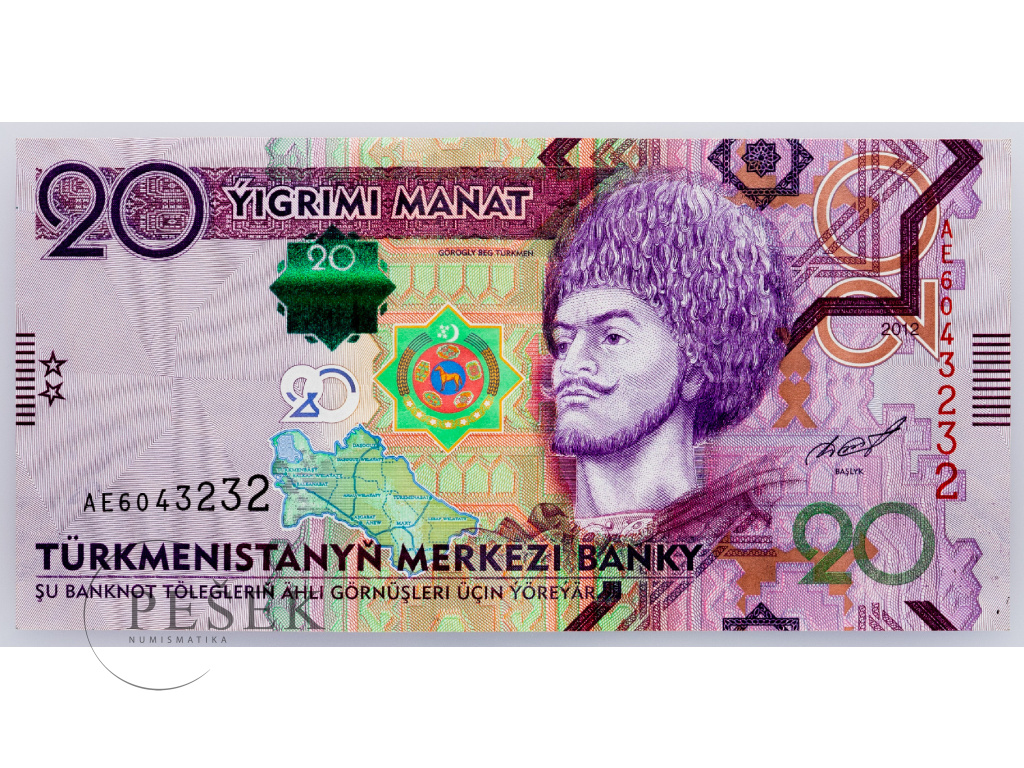 20 Manat 2012 • Numismatika Pešek