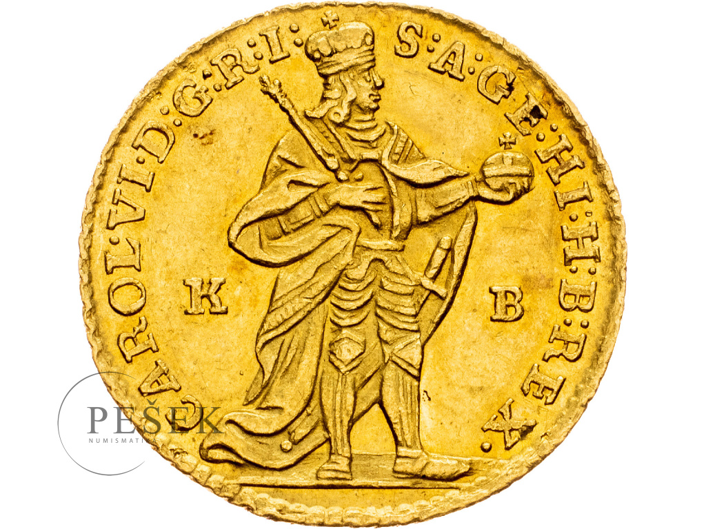 1 Dukát 1737 • Numismatika Pešek