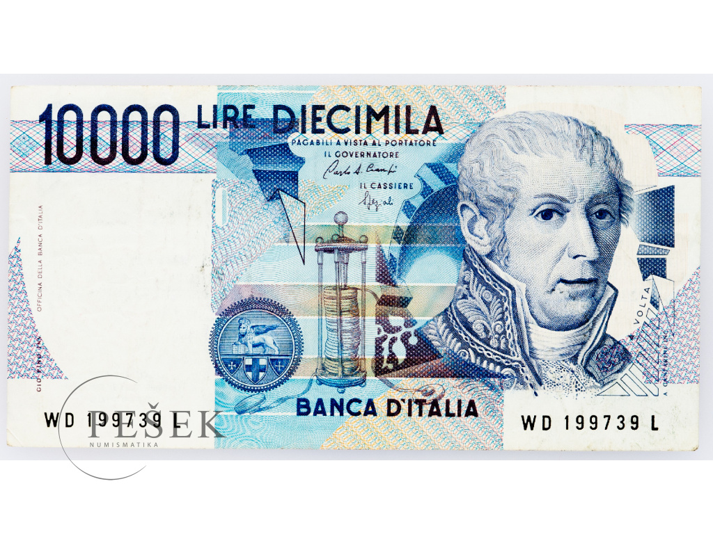10000 Lire 1984 • Numismatika Pešek