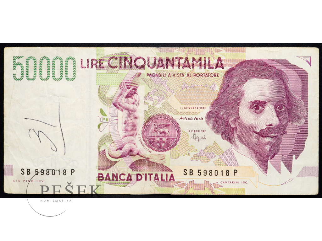 50000 Lire 1992 • Numismatika Pešek