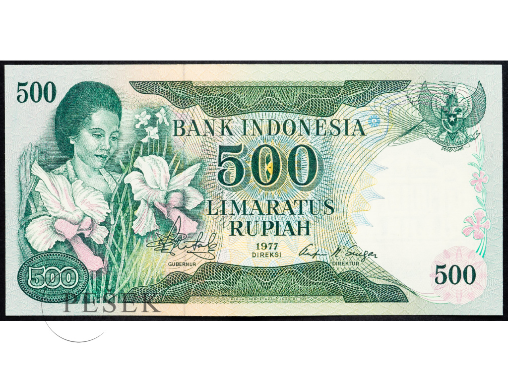 500 Rupiah 1977 • Numismatika Pešek