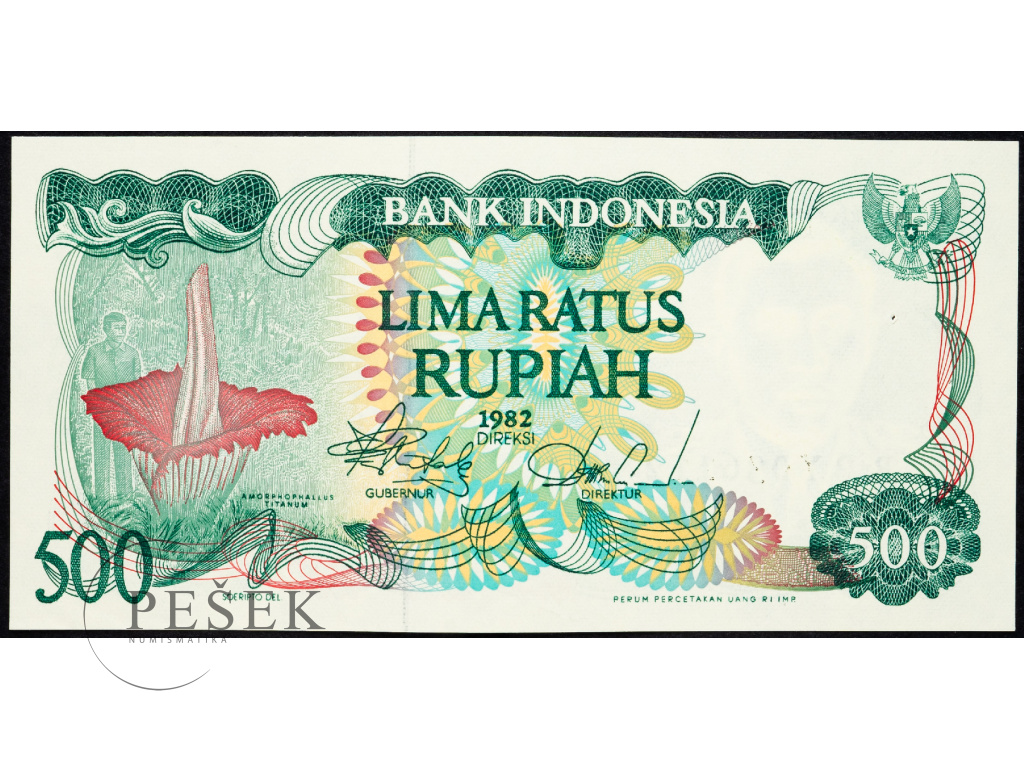 500 Rupiah 1982 • Numismatika Pešek